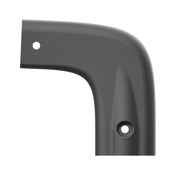 B&B Molders RV Top Right Slide Out Corner Cap, Black