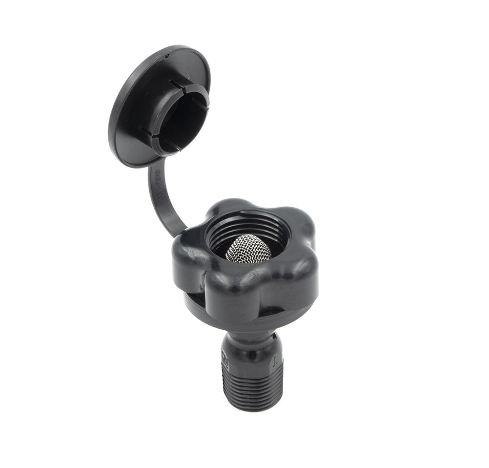 B&B Molders RV Replacement Plastic Check Valve, Black