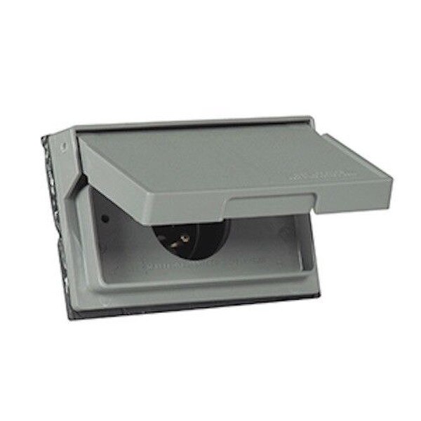 Creative Products Group Motor Base Plug with Weatherproof Cover, 15amp ...