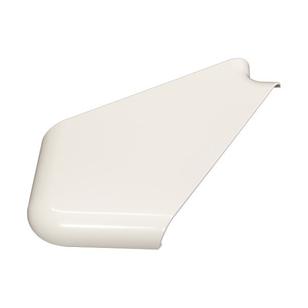 Slide Out End Cap 7" x 4.5", Polar White